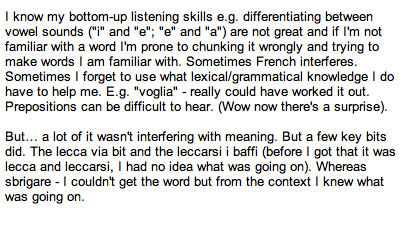 Autonomous listening skill development (2) – Dictations – Lizzie Pinard