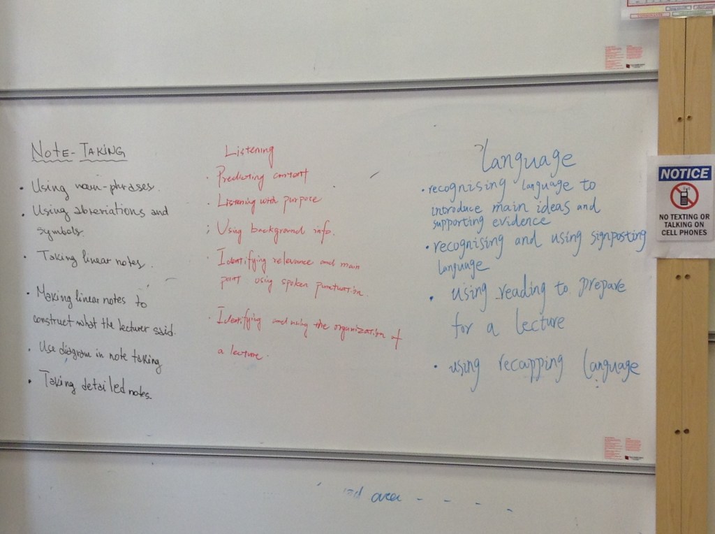 Teaching Academic Listening (and transferral to the General English ...